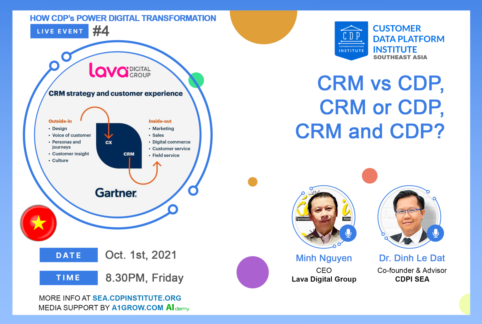 CRM vs CDP, CRM or CDP, CRM and CDP? - CDPI SEA Vietnam #4 - CDP ... CRM vs CDP, CRM or CDP, CRM and CDP? - CDPI SEA Vietnam #4 - CDP ...